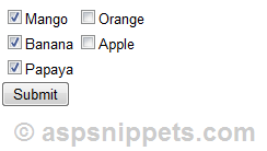 Populate CheckBoxList from database using jQuery AJAX and JSON in ASPNet