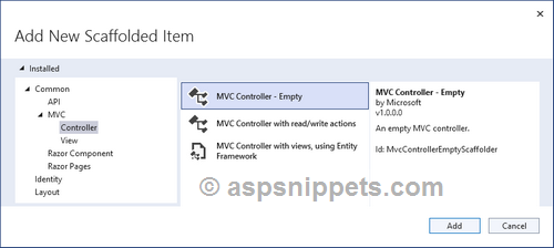 Aspnet Core 8 Hello World Tutorial With Sample Program Example