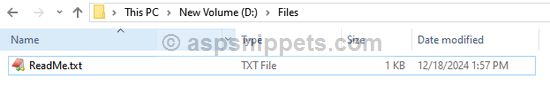 Download Text File Txt From Url In Aspnet Using C And Vbnet