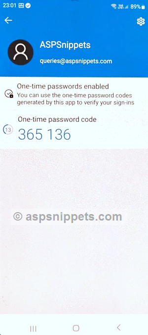Implement 2 Factor Authentication Totp Using Microsoft Authenticator App In Aspnet