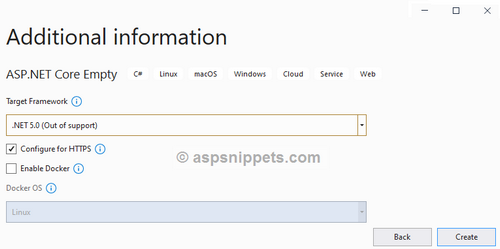 Aspnet Core 5 Razor Pages Hello World Tutorial With Sample Program Example