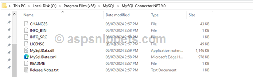 Download Install And Reference Mysql Connector In C And Vbnet 