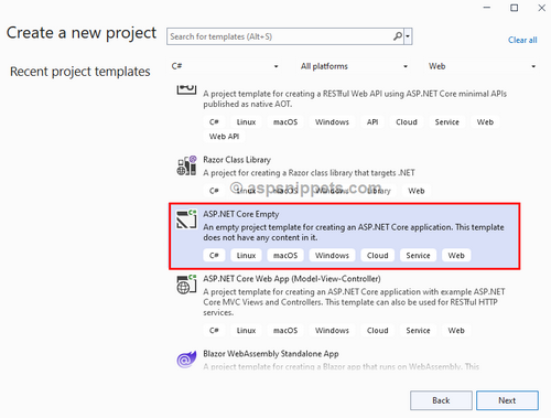 Aspnet Core 7 Razor Pages Hello World Tutorial With Sample Program Example