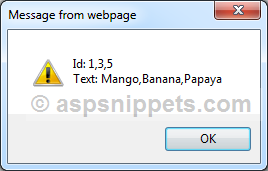 Populate CheckBoxList from database using jQuery AJAX and JSON in ASPNet