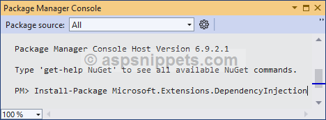 Dependency Injection in ASPNet
