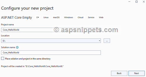 Aspnet Core 7 Razor Pages Hello World Tutorial With Sample Program Example