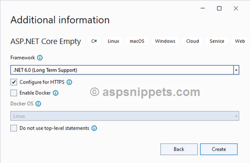 Aspnet Core 6 Razor Pages Hello World Tutorial With Sample Program Example
