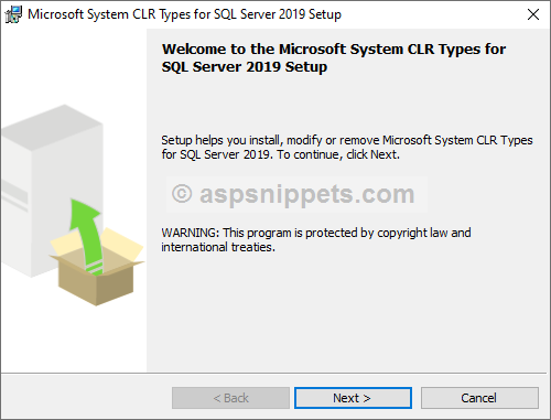 Could not load file or assembly MicrosoftSqlServerTypes Version15000