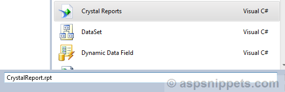 Crystal Report Dynamic Datasource Crystal Report Without Database Connection In Aspnet Using C