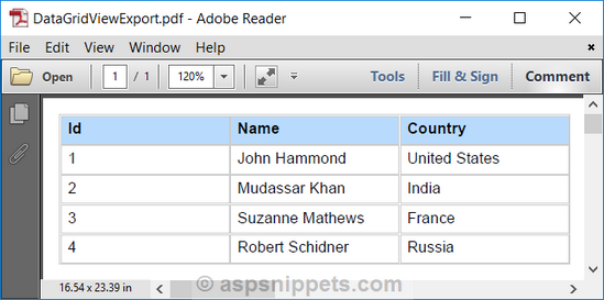 Export Html To Pdf In Windows Forms Application Using Itextsharp C And Vbnet