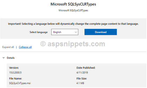 Could Not Load File Or Assembly Microsoftsqlservertypes Version15000
