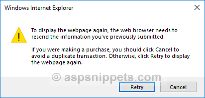 ASPNet Core Razor Pages Refresh Page after Submit POST