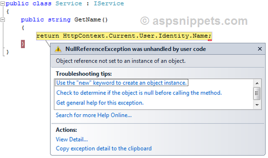 Access And Use Contextcurrent In Wcf Service In Aspnet