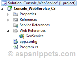 Call Consume Web Service ASMX in Console application using C and VBNet