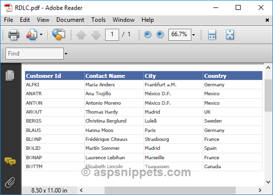 Export Rdlc Report To Pdf Without Using Reportviewer In Aspnet With C And Vbnet