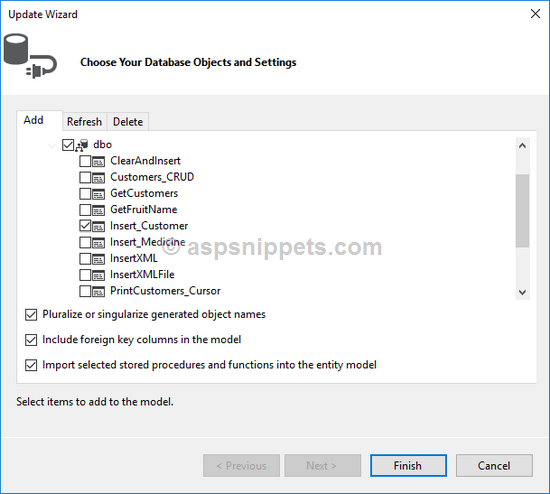 Insert Save data records to database using Stored Procedure in ASPNet