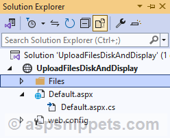 Display List of Files from Folder Directory in ASPNet