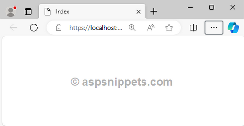 Aspnet Core 7 Razor Pages Hello World Tutorial With Sample Program Example
