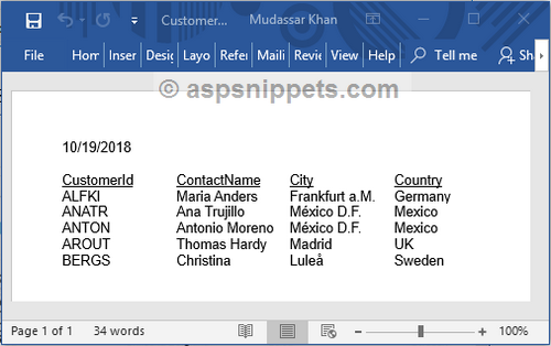Export Crystal Report To Word Excel Pdf And Csv In Windows Application Using C And Vbnet
