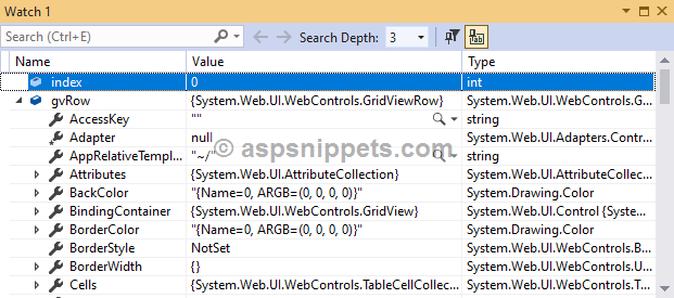 Aspnet Gridview Get Row Index On Rowcommand And Click Events